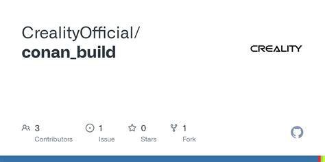 GitHub CrealityOfficial Conan Build