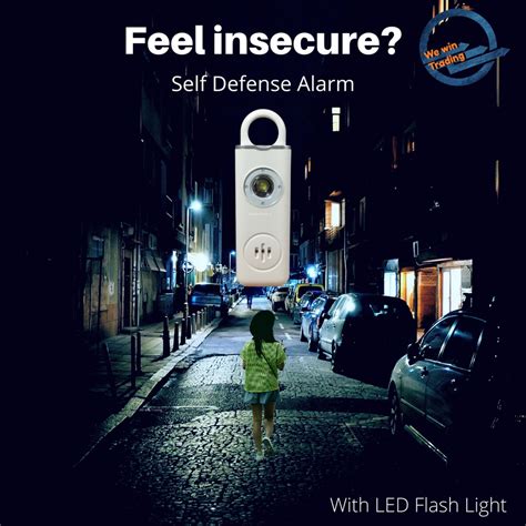 Personal Safety Alarm keychain type 130 db loud alarm 防狼器 警报器 self defense Anti Molestation