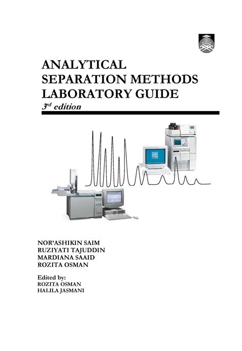 Lab Manual Separation Methods Experiments ANALYTICAL SEPARATION METHODS LABORATORY