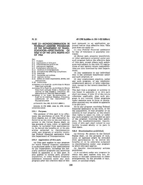 49 Cfr Part 21 Fly Tucson