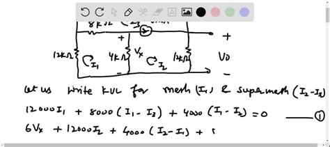SOLVED Use Mesh Analysis To Find Ve In The Circuit In Fig P