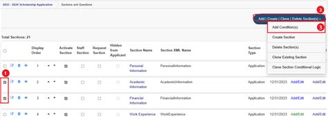 Adding Conditional Logic On Sections Communityforce