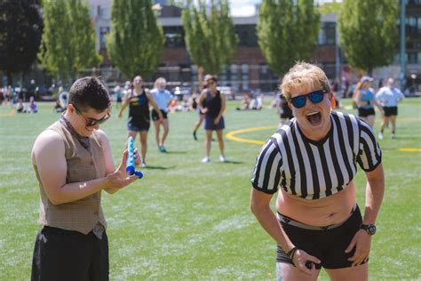 Photos Prom Dress Rugby Takes Over Cal Anderson Park For Pride Seattle Refined