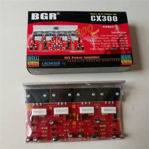 Ocl System Cx 300 Stereo Amplifier 300 Watt Kit Shopee Singapore