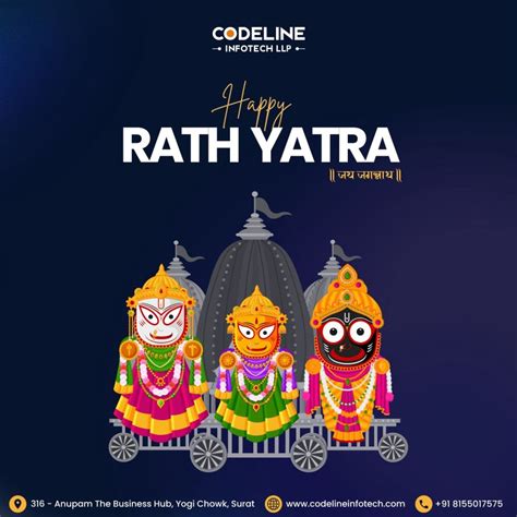 Codeline Infotech Llp On Linkedin Shreejagannath Rathyatra