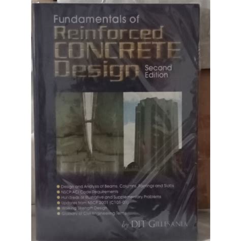 Fundamentals Reinforced Concrete Design 2nd Edition Shopee Philippines