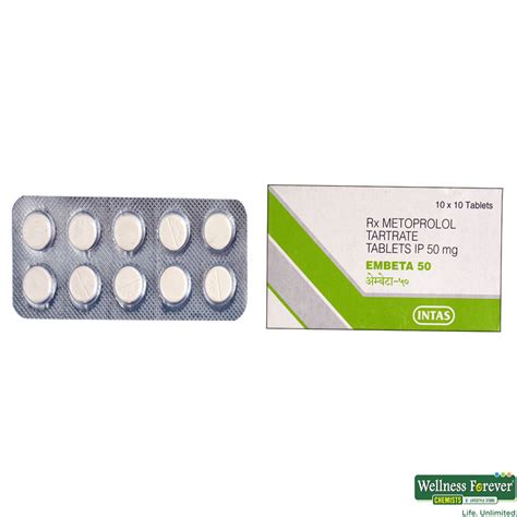 Buy Embeta 50mg 10 Tablets Online At Best Prices Wellness Forever