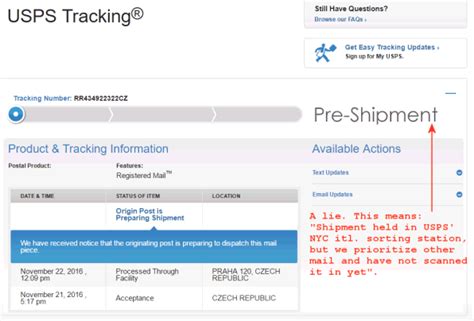 USPS Mail Processing Tracking Broke Down