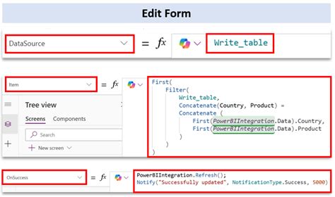 Using Powerapps For Interactive Data Entry In Powerbi Edgered