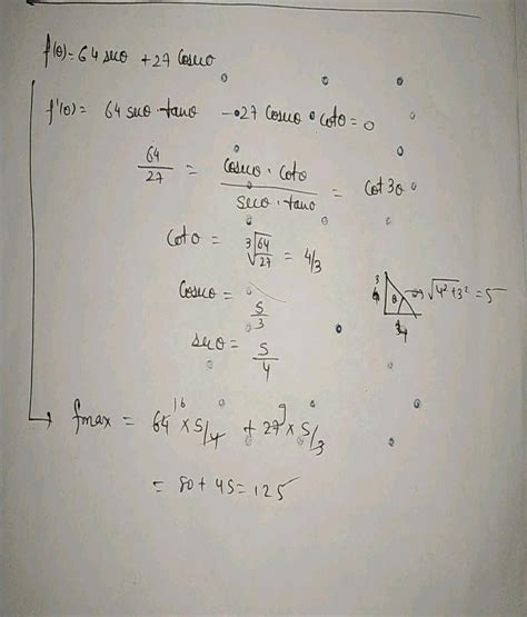 The Minimum Value Of Sec Theta Csc Theta When Theta Lies In Left Frac