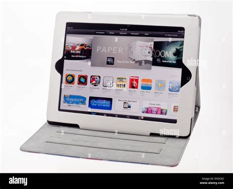 Apple Ipad Showing The App Store Stock Photo Alamy