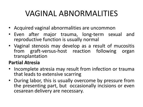 Congenital Abnormalities Of Reproductive System PPTX Pregnancy Reproductive Health
