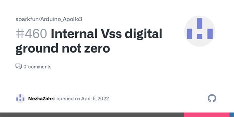internal vss digital ground not zero · issue 460 · sparkfun arduino apollo3 · github