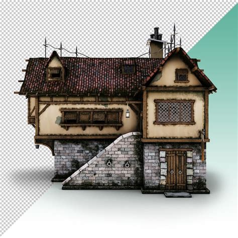 Premium Psd Medieval House