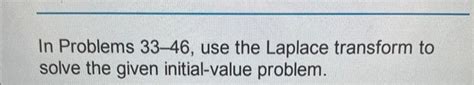 Solved In Problems Use Theorem To Find The Given Chegg