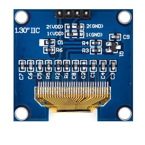 1 3 zoll oled display i2c ssh1106 chip 128 x 64 pixel i2c anzeigemodul