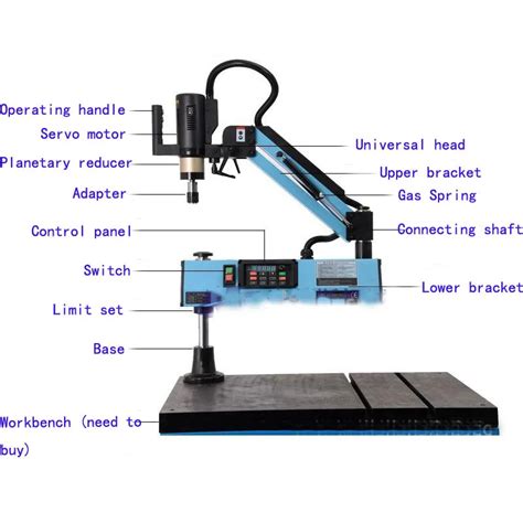 Ce 220v M3 M16 Universal Type Electric Tapping Machine Electric Tapper Tapping Tool Machine