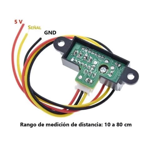 sensor infrarrojo sharp de 10 80 cm gp2y0a21yk0f electrÓnica