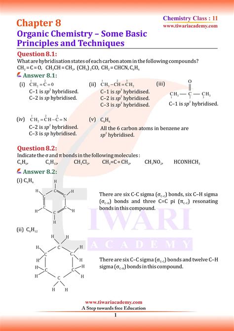 Chemistry 11 Organic Chemistry The Chemistry Of Carbon