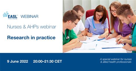 Nurses And Ahps Webinar Research In Practice Easl The Home Of Hepatology
