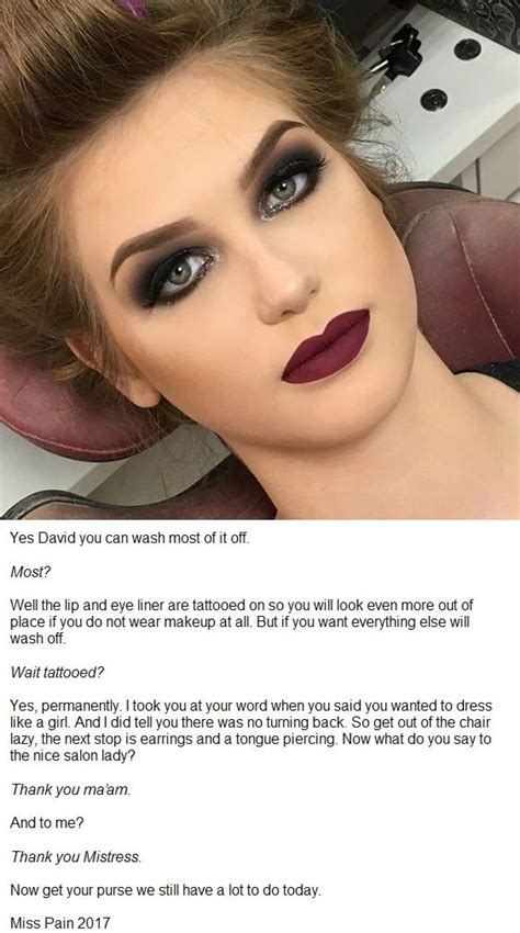 Tg Captions Permanent Makeup Face My Xxx Hot Girl