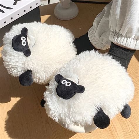 고심 고심 숀더쉽 귀여운 양털 슬리퍼 퍼 커플 실내화 위시버킷