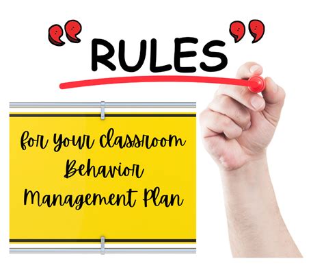 Rules for Your Classroom Behavior Management Plan