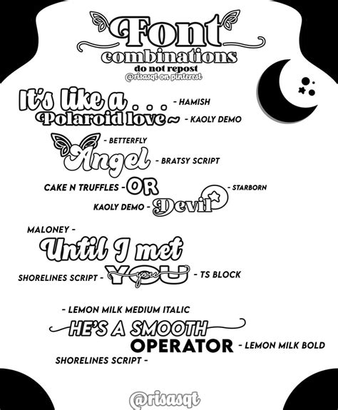 Font Combos Word Fonts Lettering Fonts Font Combos