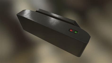 Magnetic Card Reader 3d Model By Grishmanovskij Anton