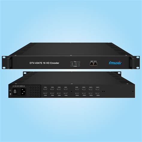 fmuser 디지털 tv 4339s 8 4347s 16 4355s 24 16 4 264mpts 및 1 spts 인코더 dtv