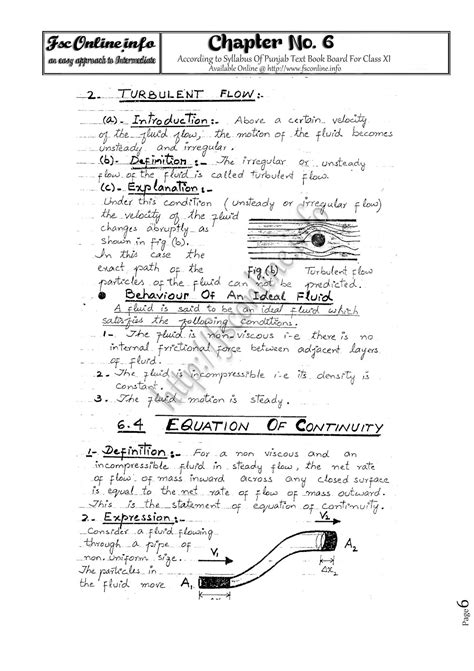 physics practicals chapter 6 fluid dynamics