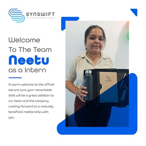 Synswift Infotech On Linkedin Newjoining Newjourney Bestwishes