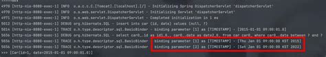 Spring JPA Using Query To Return Data Between Two DB2 TIMESTAMP Values