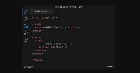 Project Dark Theme By Matheu Góes Vs Code Themes