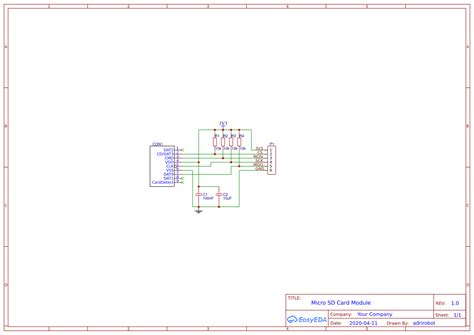 Micro Sd Card Module Oshwlab