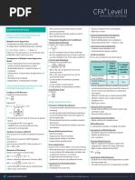 Salt Cfa Level 2 Formulasheet 2024 | PDF | Errors And Residuals ...
