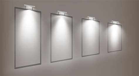 벽에 무게는 프레임의 집합입니다 이미지 사각형 직사각형 프레임 프레임과 벽 벡터 일러스트 레이 션에 램프 3차원 형태에 대한 스톡 벡터 아트 및 기타 이미지 Istock