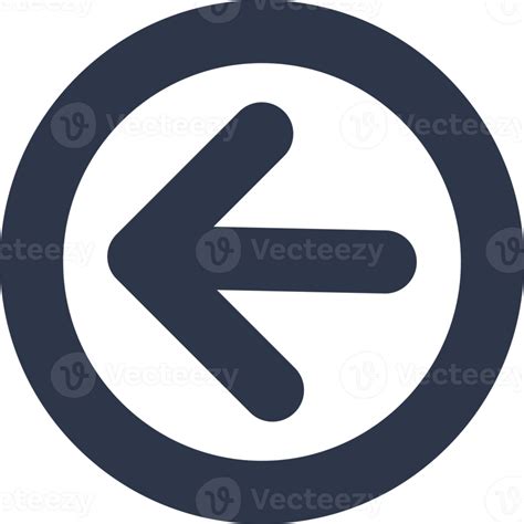Left Arrow Direction Line Icon In Grey Colors Interface Signs