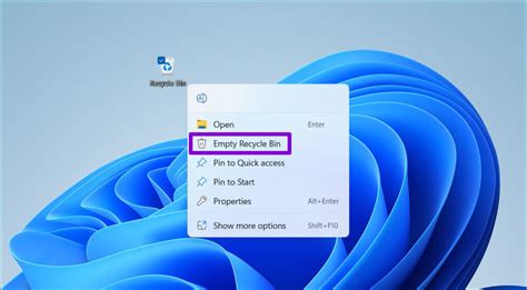 5 Ways To Empty Recycle Bin When You Cant Delete Files In Windows 11