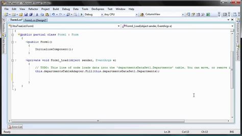 Winforms Treelist How To Create And Display A Summary Using Code