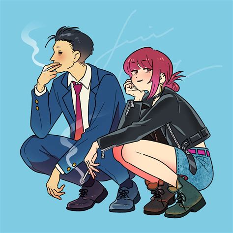 Tayama And Sasaki Super No Ura De Yani Suu Futari Drawn By Jennie