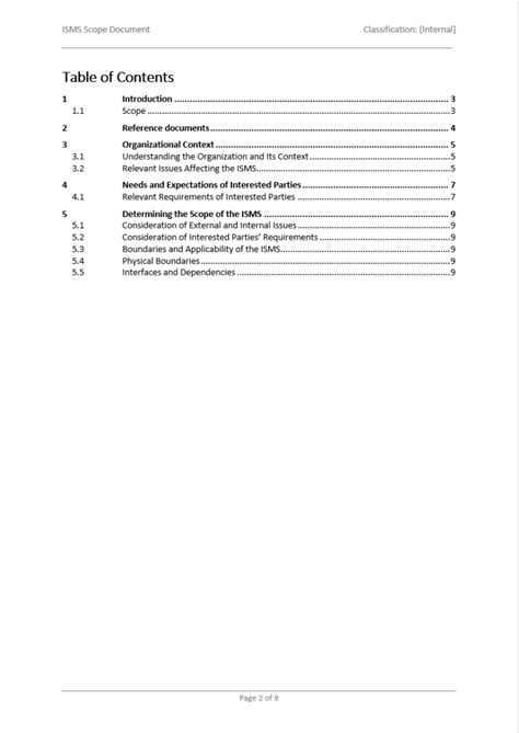 Iso 27001 Isms Scope Document Template Define Boundaries