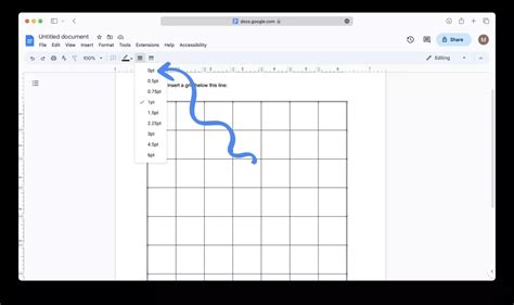 Creating Grids In Google Docs Step By Step Guide WebTipsTech