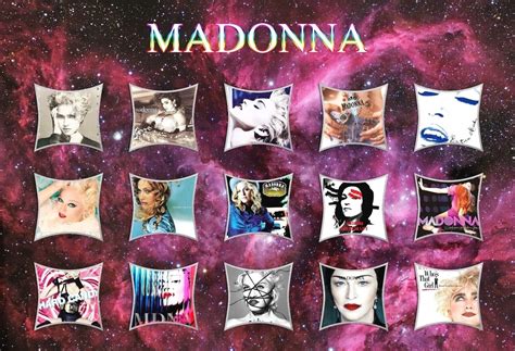 Madonna Albumhoezen Collage