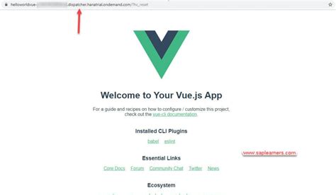 How To Deploy Vuejs Applications In Sap Btp