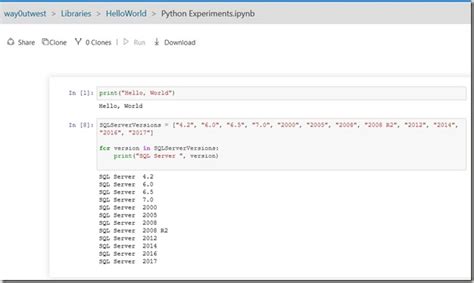 python jupyter notebooks in azure voice of the dba