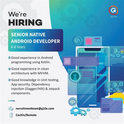 G10x On Linkedin Hiring Androiddeveloper Android Androidjobs Androidappdevelopment…