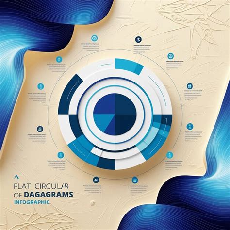 Flat Circular Diagram Infographic Premium Ai Generated Image
