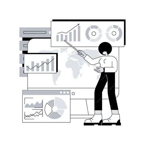 Premium Vector Dashboard Service Abstract Concept Vector Illustration