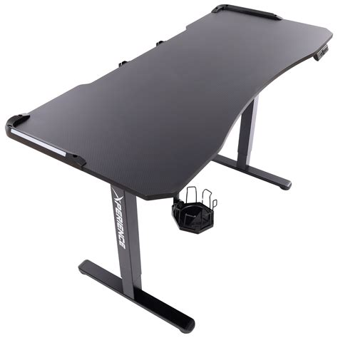 Mesa Gamer Xperience Ergolift Sparkle Rgb Ajuste De Altura El Trica Cm Comfy Comfy